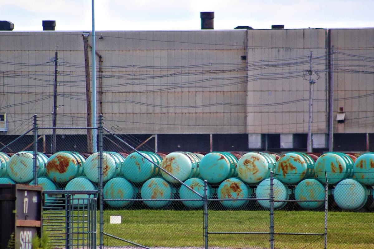 Radioactive cylinders abound at former Portsmouth Gaseous Diffusion ...