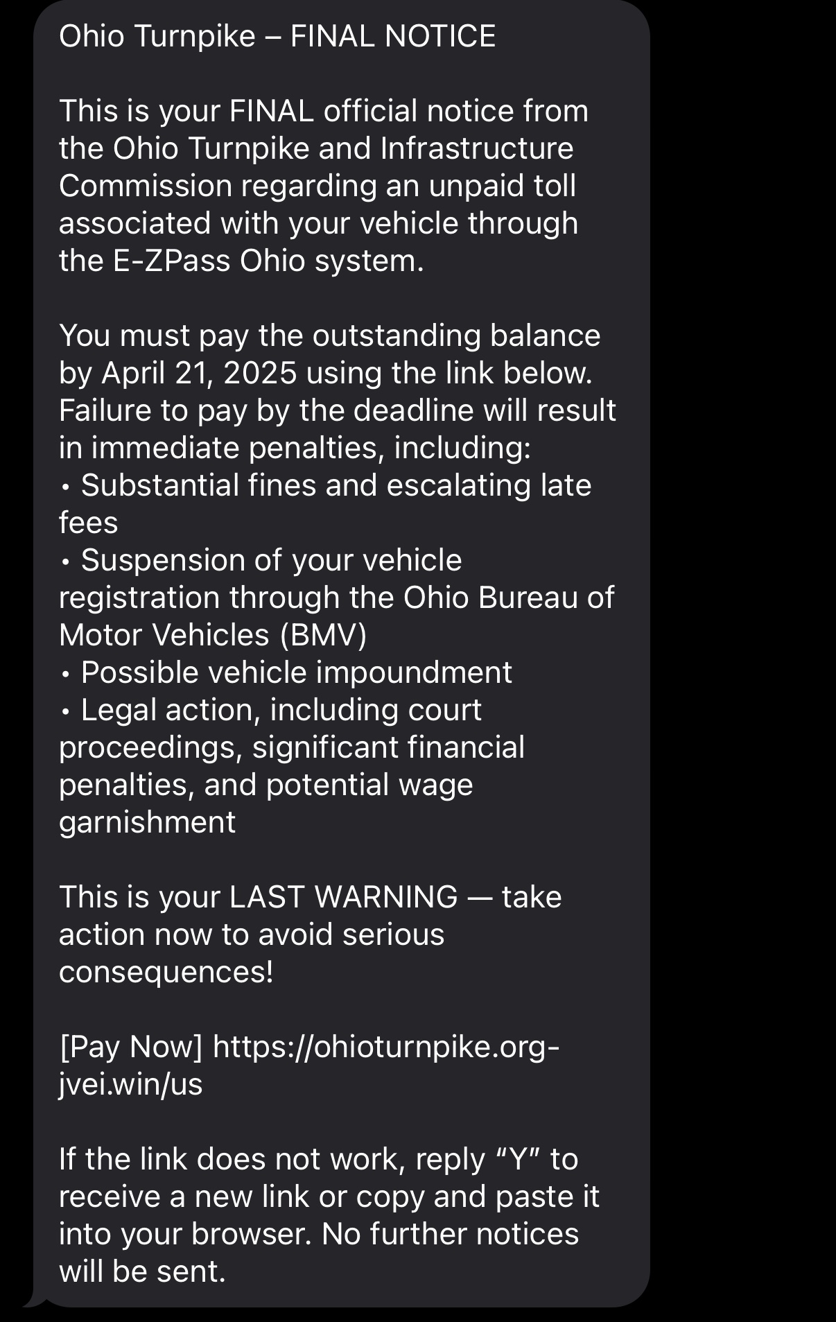 Ohio Turnpike texting scam on the rise. Here’s why no one can stop them
