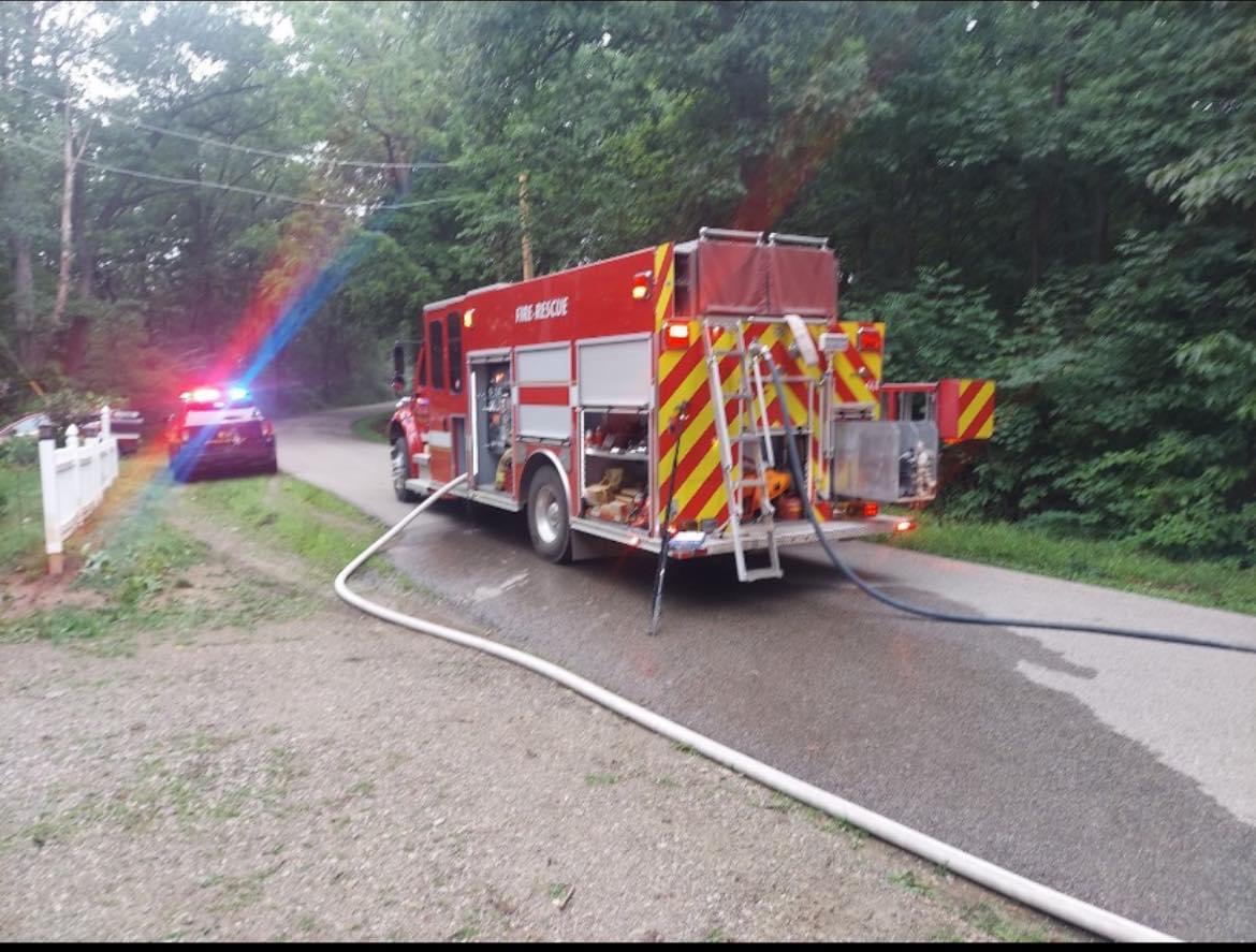 Firefighters extinguish structure fire in Ross County