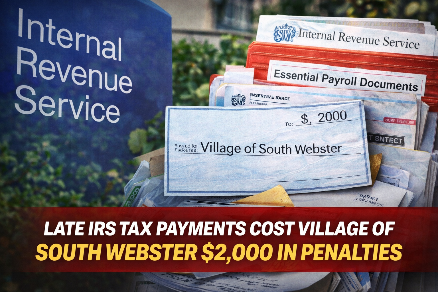 Village hit with recovery order after late tax payments trigger enforcement