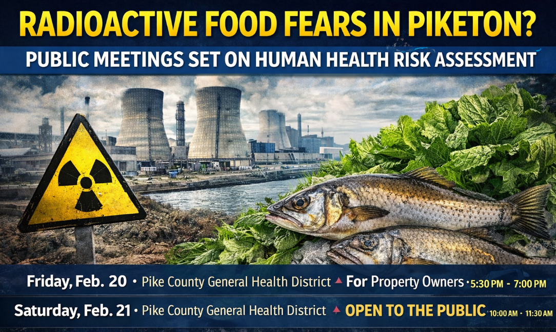 Radioactive food fears in Piketon? Public meetings set on Human Health ...