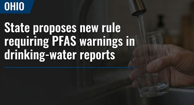 Ohio EPA proposes new rules requiring PFAS warnings in drinking‑water ...