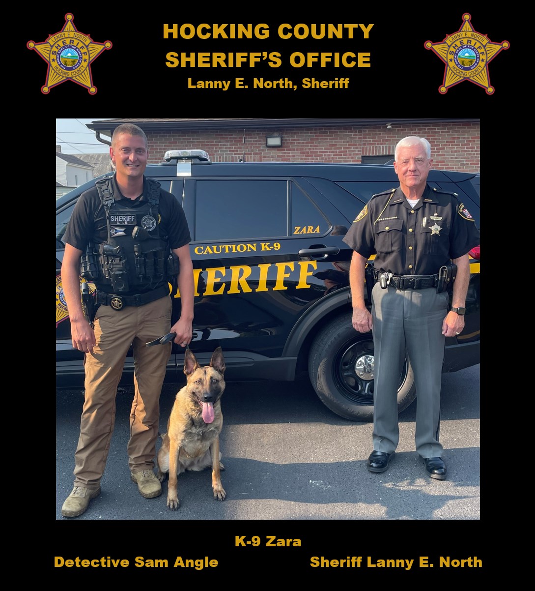 Hocking Co. Sheriff welcomes new member to the department