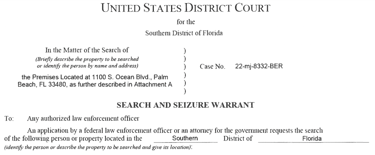 Items seized from Trump’s home included top secret documents - Scioto ...