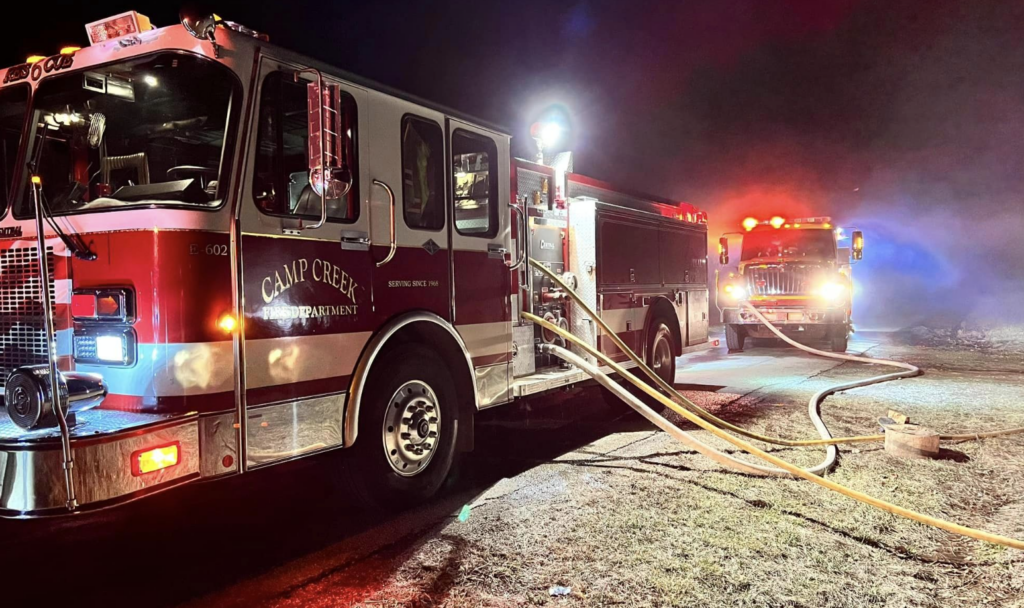 Firefighters battle an overnight fire in Lucasville - Scioto Valley ...