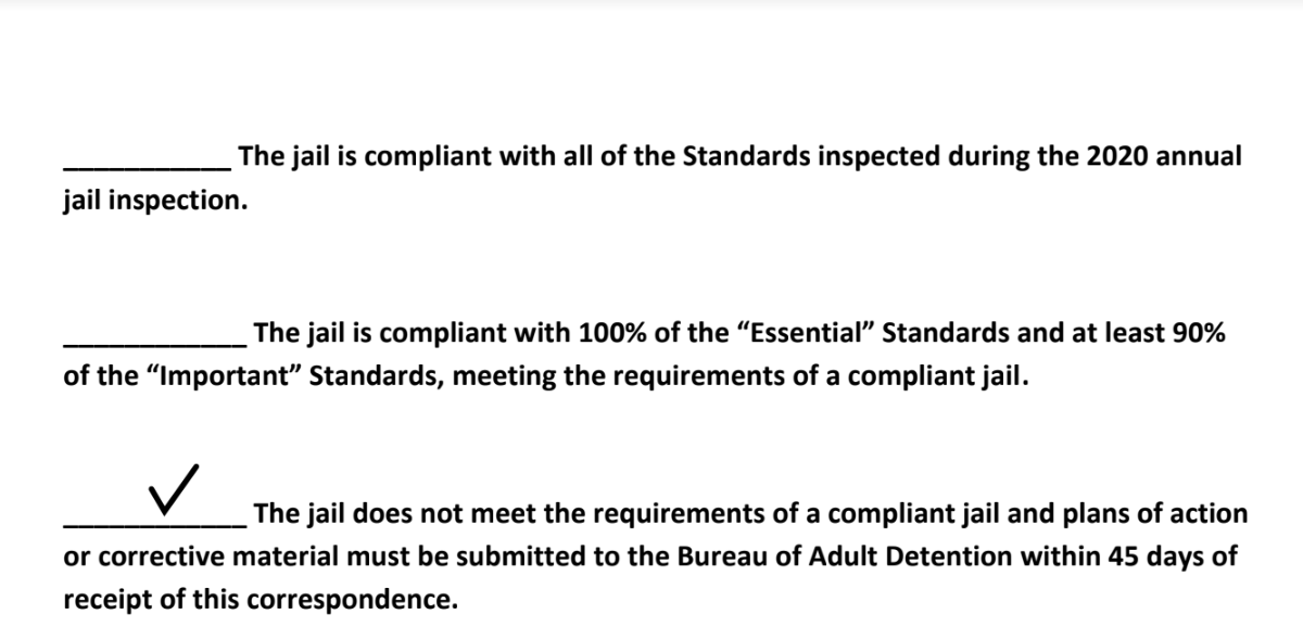 Reports show the Ross County Jail has repeatedly failed state ...